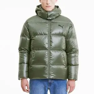 PUMA Volume Down Jacket - Green/black