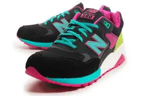 NEW BALANCE 580 Series Athletic Sneakers - Black/purple