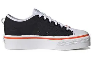 Adidas Nizza Platform Sneakers - Whiteblackorange