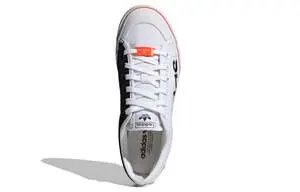 Adidas Nizza Platform Sneakers - Whiteblackorange