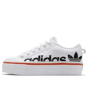 Adidas Adidas Nizza Platform Sneakers Whiteblackorange