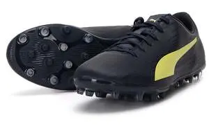 PUMA Rapido 3 Mg Football Boots - Black/yellow