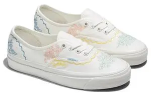 VANS Authentic Linen Blossom Embroidered Sneakers