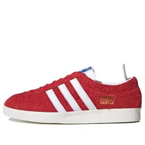 Adidas Gazelle Vintage Suede Sneakers - Red/white