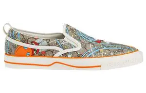 Gucci X Disney Donald Duck Tennis 1977 Slip-on Sneakers - Multi Color
