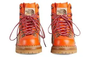 Gucci X The North Face Canvas Leather Boots