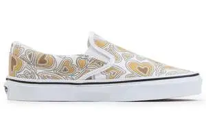 VANS Classic Slip-on "multi Hearts - White/yellow/black