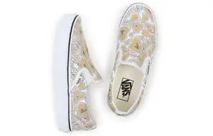 VANS Classic Slip-on "multi Hearts - White/yellow/black