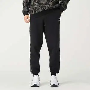 PUMA Nuluxe Aop Track Pants 'black