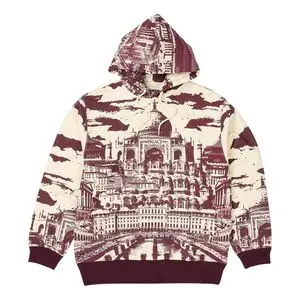 PALACE Mega Hooded Sweatshirt - Soft White/purple