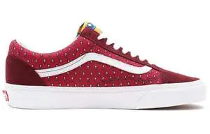 VANS Old Skool "tie Print Mix" Low Top Sneakers - Red/blue