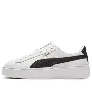 PUMA Low Top Lace-up Sneakers - White