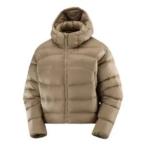 SALOMON Outline Cropped Down Hooded Jacket