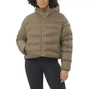 SALOMON Outline Cropped Down Hooded Jacket