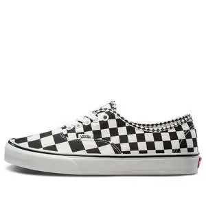 VANS Authentic Mix Checker Lace-up Sneakers - Black