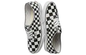 VANS Authentic Mix Checker Lace-up Sneakers - Black