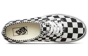 VANS Authentic Mix Checker Lace-up Sneakers - Black