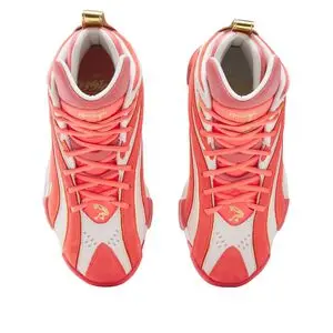 REEBOK X Angel Reese Shaqnosis Sneakers - Chalk/sunset Coral/chalk