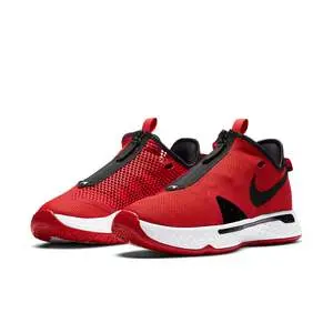 Nike Pg 4 Tb Basketball Sneakers - Red/black