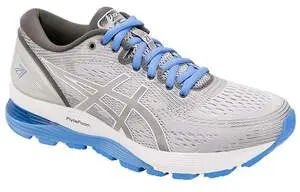 Asics Gel-nimbus 21 Running Shoes - Grey/blue