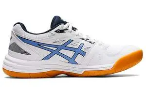 Asics Upcourt 4 Low Top Sneakers - White/blue