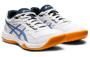 Asics Upcourt 4 Low Top Sneakers - White/blue