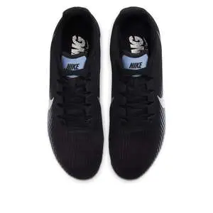 Nike Zoom Rival M 9 Spikes Athletic Shoes - Black/silver