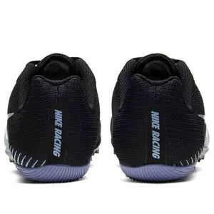 Nike Zoom Rival M 9 Spikes Athletic Shoes - Black/silver