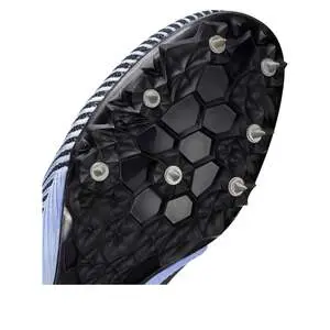 Nike Zoom Rival M 9 Spikes Athletic Shoes - Black/silver