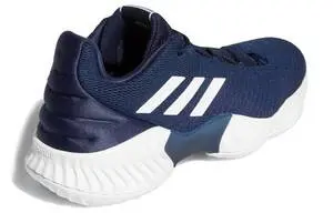 Adidas Pro Bounce 2018 Low Basketball Sneakers - Blue/white