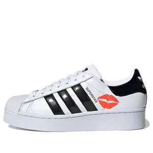 Adidas Superstar Bold 'lip Print' Platform Sneakers - Black/white