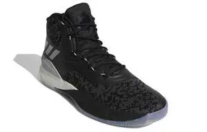 Adidas D Rose 8 High Top Sneakers - Black/white