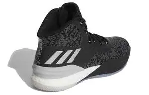 Adidas D Rose 8 High Top Sneakers - Black/white