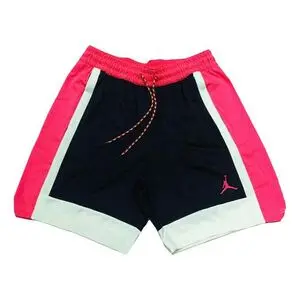 JORDAN Colorblock Basketball Shorts - Black/red