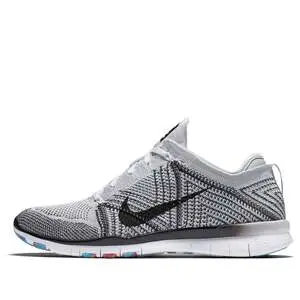 Nike Free Tr Trainer Flyknit Low-top Sneakers - Black/white/grey