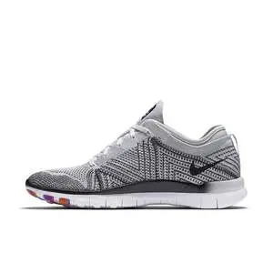 Nike Free Tr Trainer Flyknit Low-top Sneakers - Black/white/grey