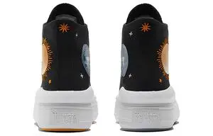 CONVERSE Chuck Taylor All Star Move High Top Sneakers - Black/white/orange