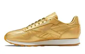 REEBOK Classic Leather Mu Metallic Tone Sneakers - Gold