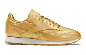 REEBOK Classic Leather Mu Metallic Tone Sneakers - Gold