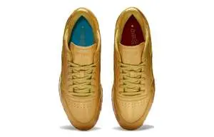 REEBOK Classic Leather Mu Metallic Tone Sneakers - Gold