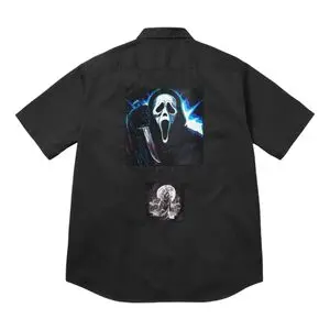 Supreme X Ghostface Ss26 S/s Work Shirt - Black