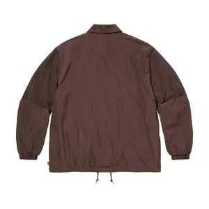 Supreme Spellout Coaches Jacket - Brown