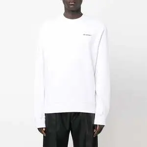 Off-White Logo Print Long Sleeve Pullover