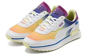 PUMA Future Rider "pride" Low Top Sneakers - White/orange/blue