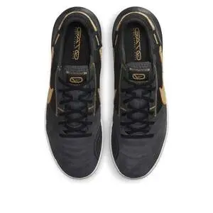Nike Streetgato 'dark Grey Metallic Gold' Sneakers - Black/gold