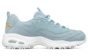 Sketchers D'lites 1.0 Embroidered Low-top Sneakers - Blue