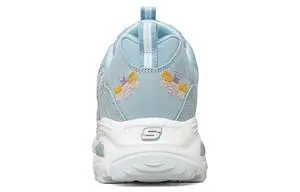 Sketchers D'lites 1.0 Embroidered Low-top Sneakers - Blue