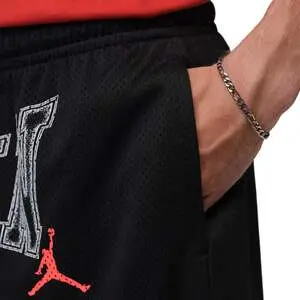 JORDAN Brooklyn 18cm Mesh Shorts - Black/infrared 23