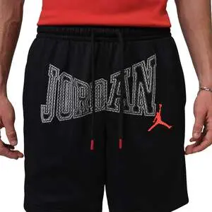 JORDAN Brooklyn 18cm Mesh Shorts - Black/infrared 23