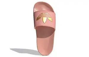 Adidas Adilette Lite Slides - Pink/gold